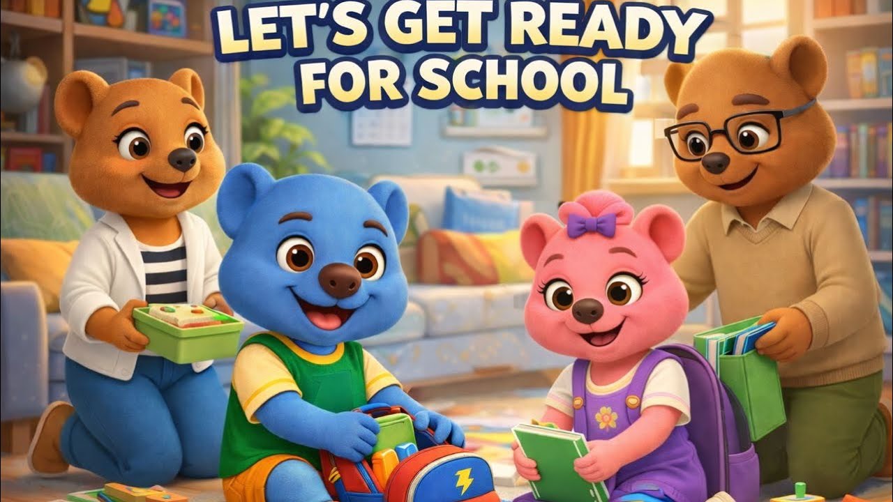 Back to School Routine Song for Kids | Let’s Get Ready for School ...