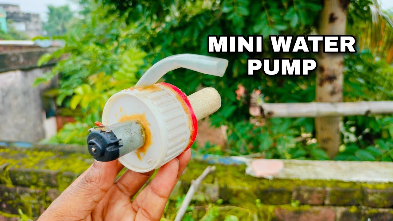 How To Make Mini Water Pump With Motor | Making Tulu Pump DC Motor ...