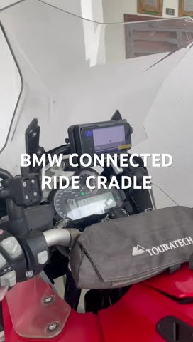 BMW Connected Ride Cradle use on Non TFT GSA 2016 - YouTube