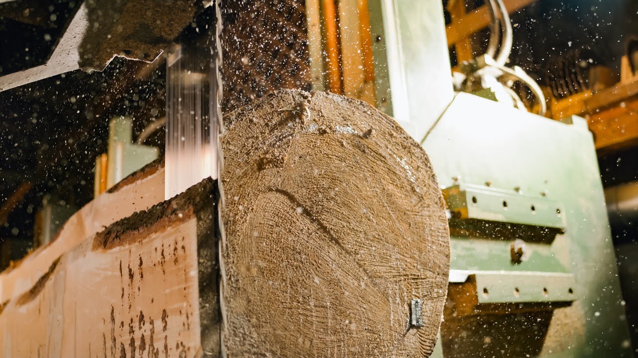 Bandsaw Blade Sawmill Log bandsaw Stellite - YouTube
