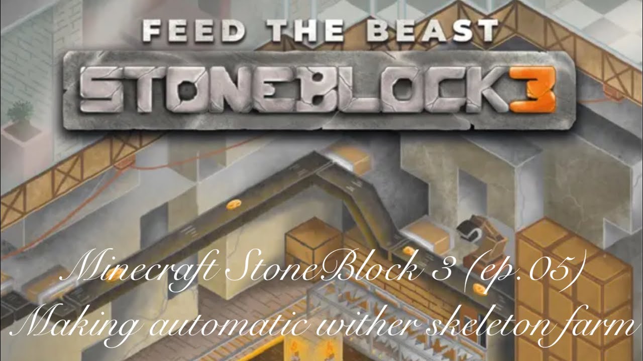 Minecraft StoneBlock 3 (ep.05) Explore the nether ring... - YouTube