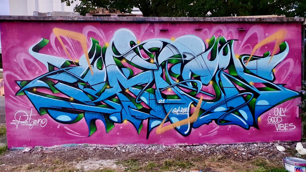 BATEN I Flowy Graff piece - YouTube
