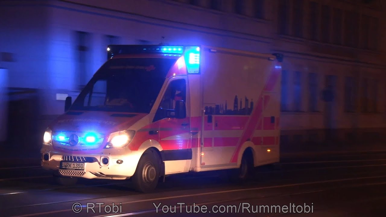 Leipzig German Red Cross EMS response compilation #7 - ambulances ...