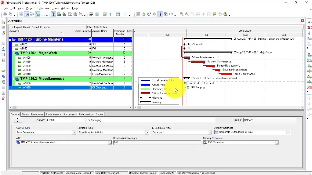 Baseline Schedule in Primavera P6||Maintain and Assign Baseline in ...