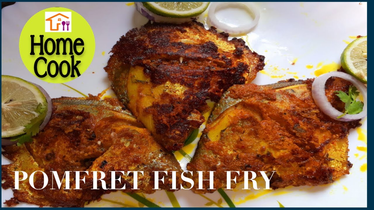 POMFRET FISH FRY / FISH FRY INDIAN STYLE - YouTube