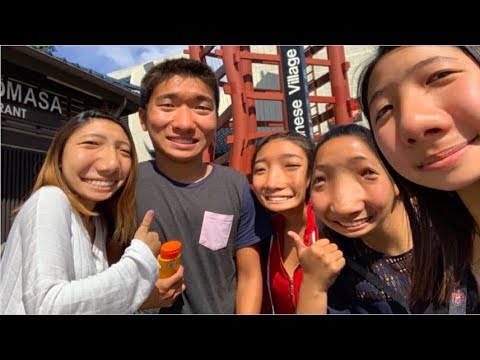 crazy teenagers go to little tokyo