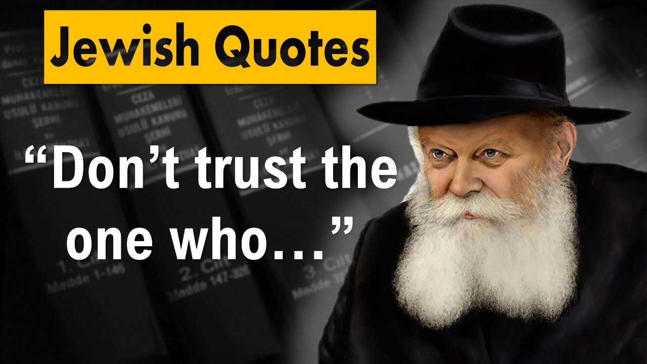Top Jewish Proverbs, Quotes and Sayings - YouTube