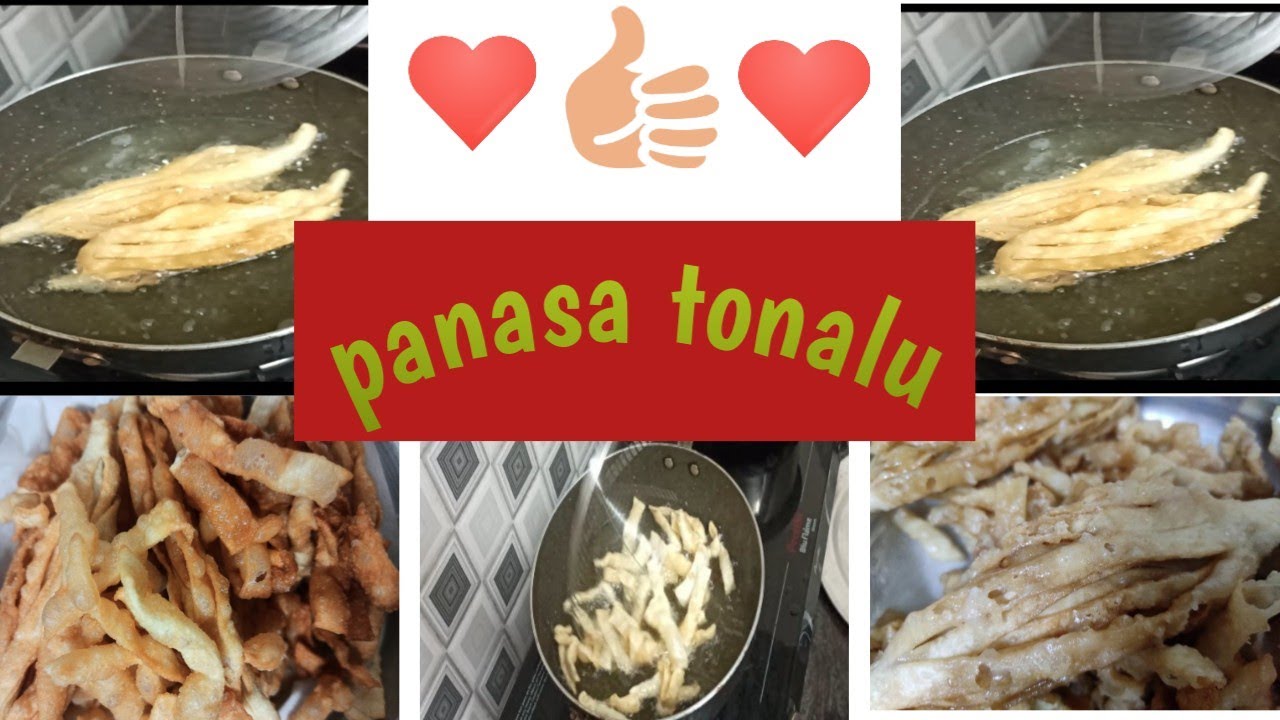 How to make Panasa tonalu recipe ️ pulla kajalu recipe ️ sweet recipe ...