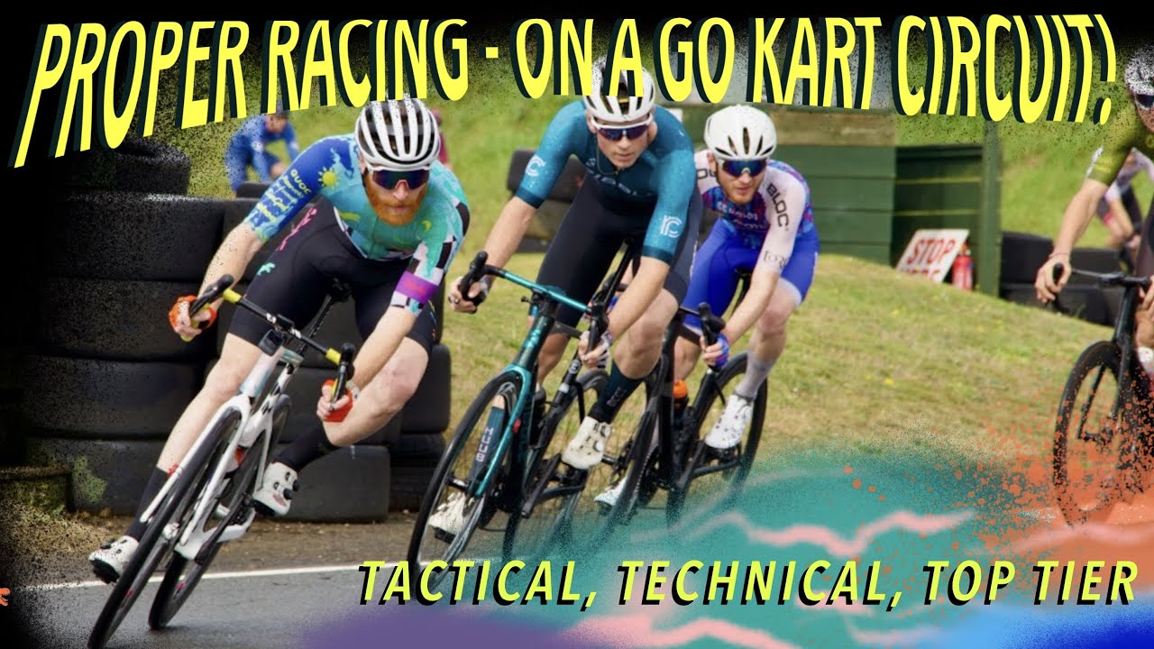 Racing Bicycles On A Go Kart Circuit Is SO GOOD! - YouTube