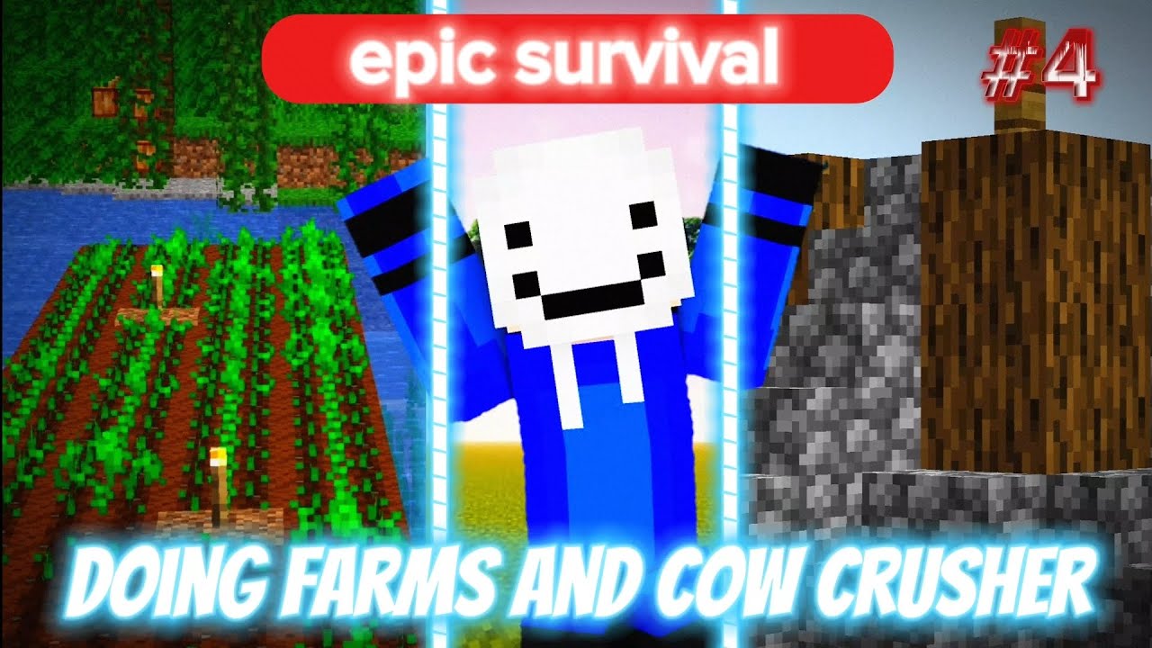 DOING FARMS AND COW CRUSHER || EPIC SURVIVAL || EPISODE - 4 || MR ...
