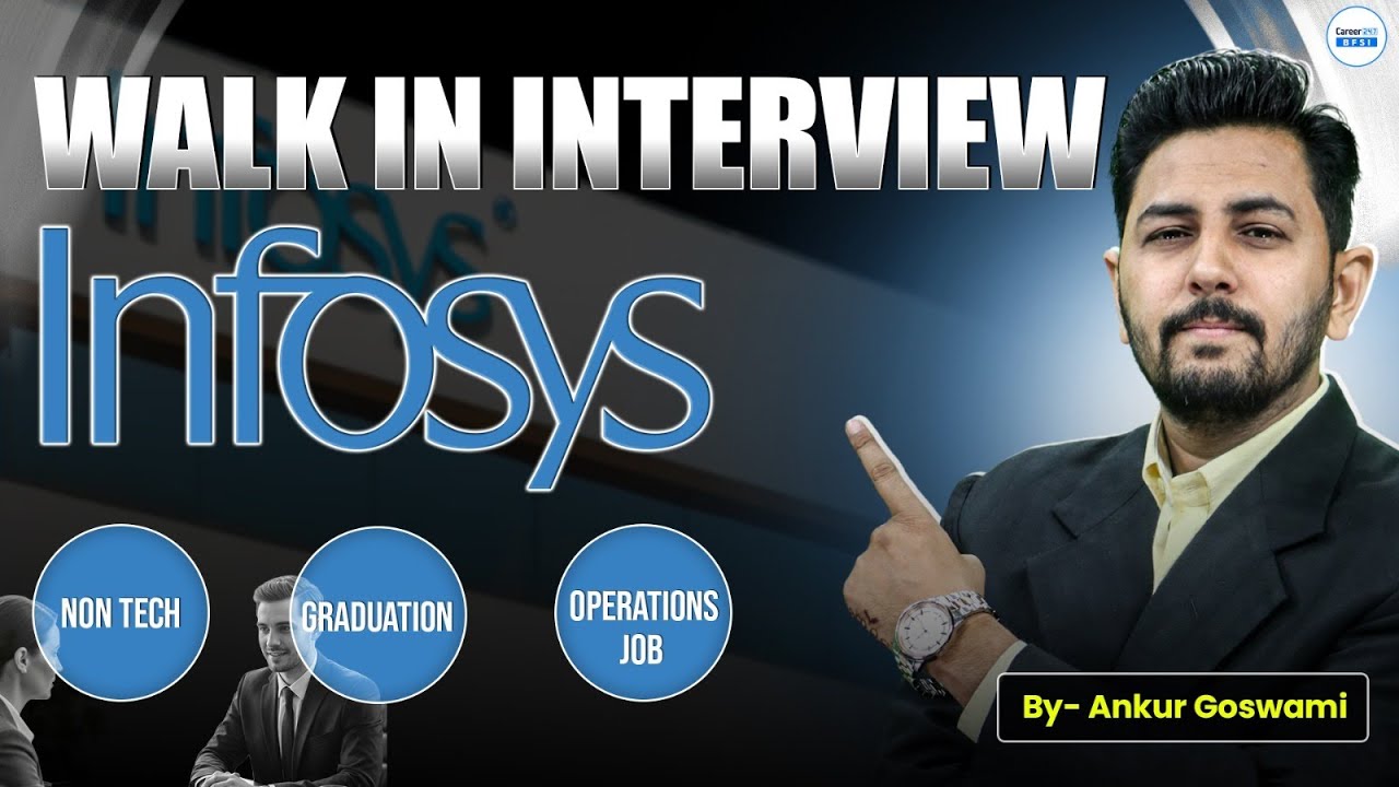 Infosys Hiring Now | Walk‑In for Operations & Back‑Office | Graduation ...