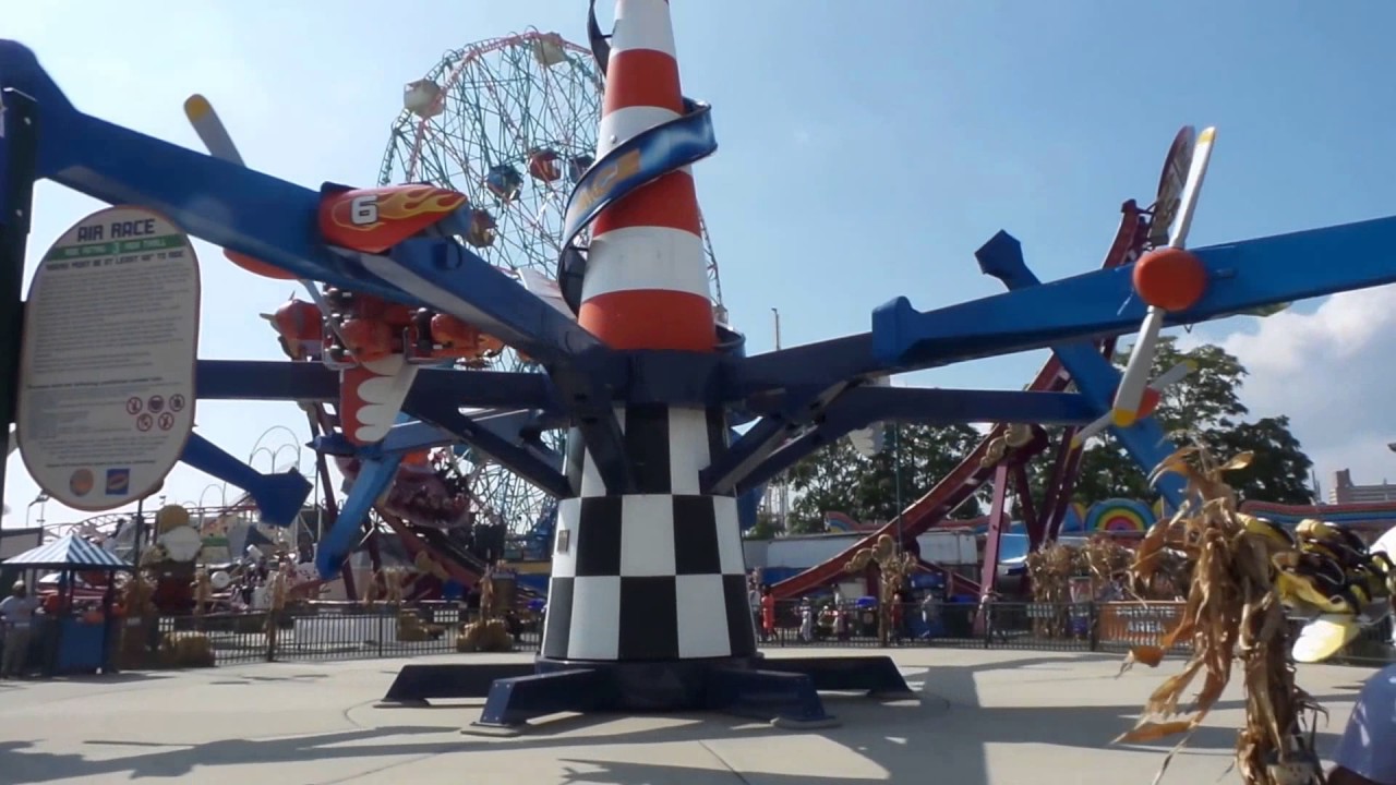 Luna Park Coney Island - Air Race Ride - YouTube