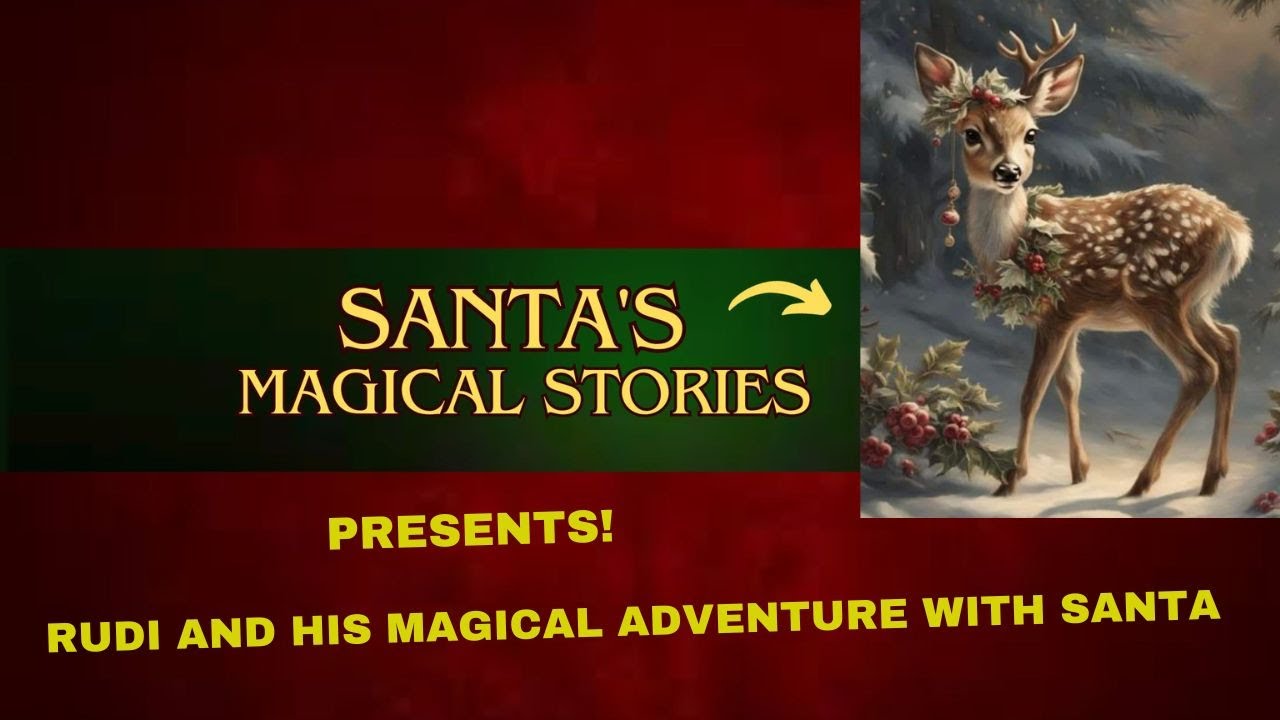 Rudi the reindeer on his magical adventure with Santa - YouTube