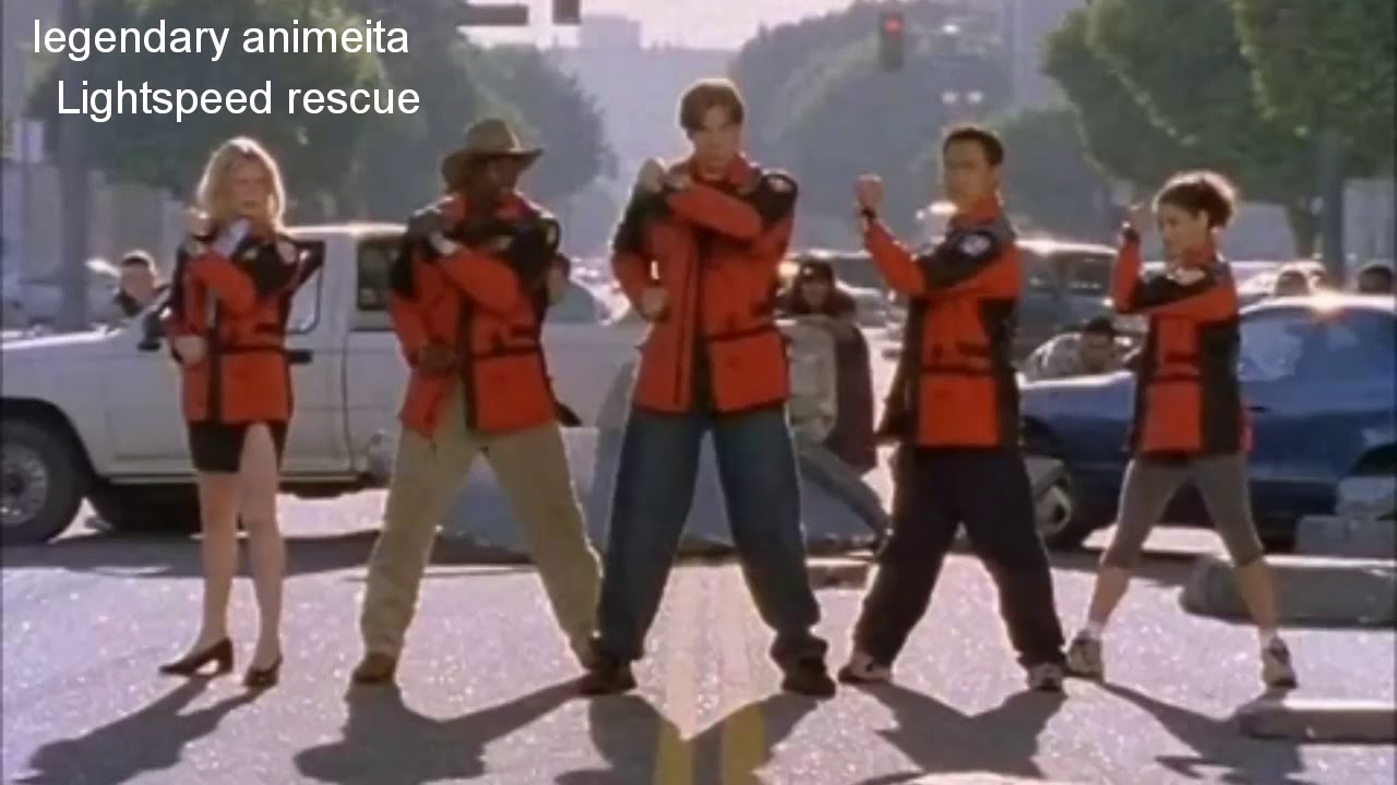 Power Rangers Lightspeed Rescue - First Morph and Fight | Episodio 1 ...