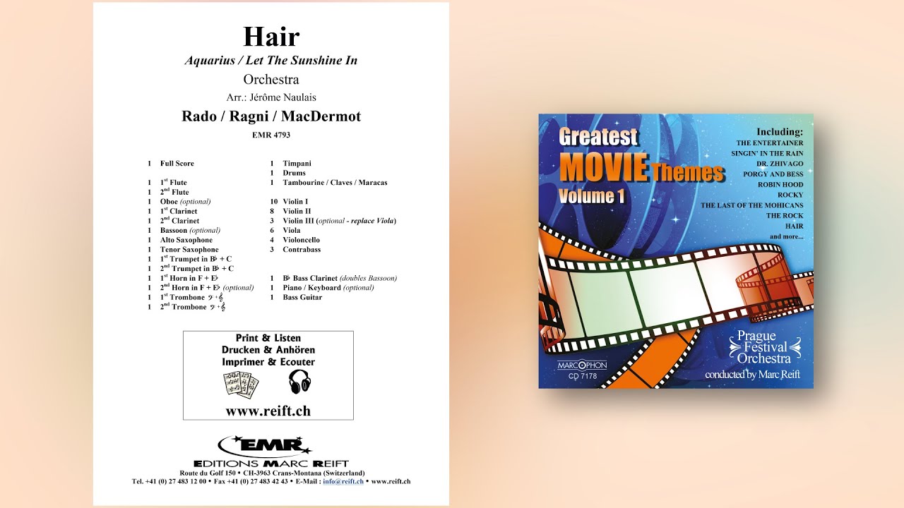 James Rado / Gerome Ragni / Galt MacDermot: Hair - Editions Marc Reift ...