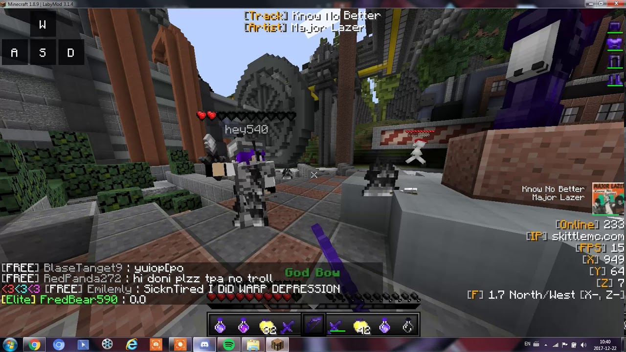 HACKERS IN WARP PVP EZ BAN BOIII - YouTube