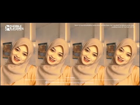 🔴MENTAHAN LOADING SCREEN MOBILE LEGEND TEMA CEWEK HIJAB BU DESY TREND TIK TOK | FULL HD - UDII ZP