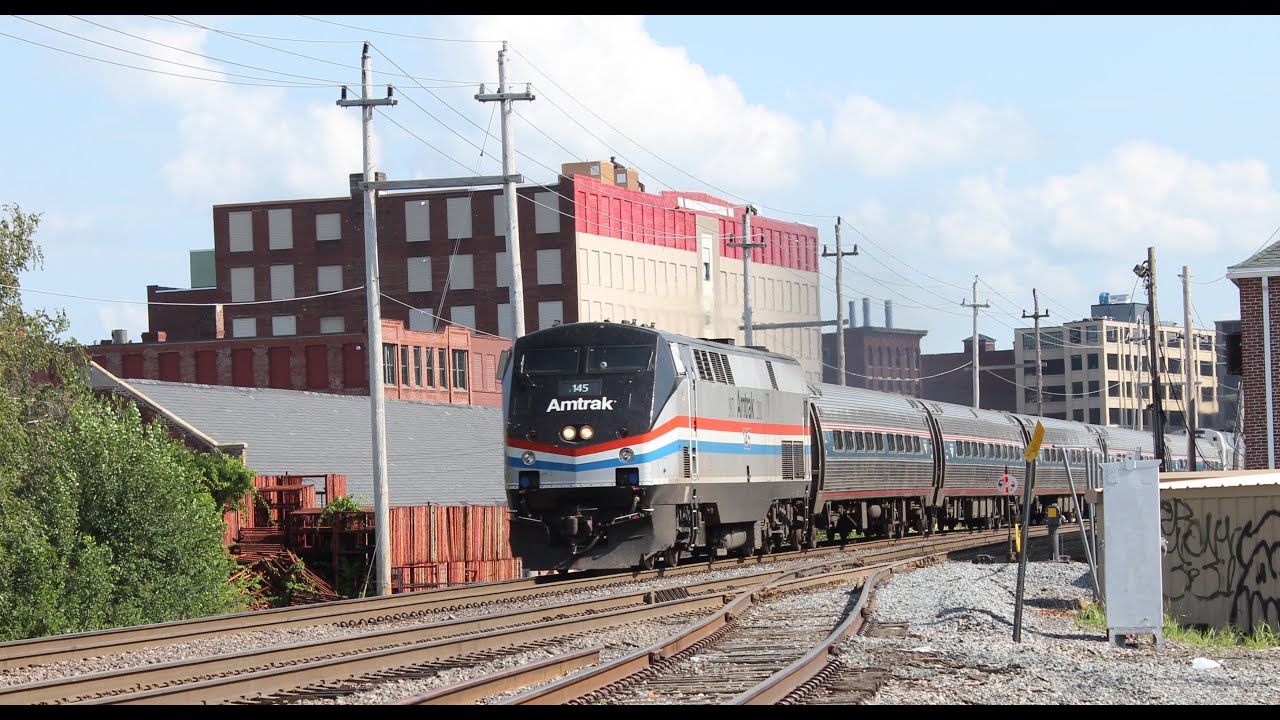 HD Railfanning the Amtrak Downeaster and Pan Am District 2 Includes ...