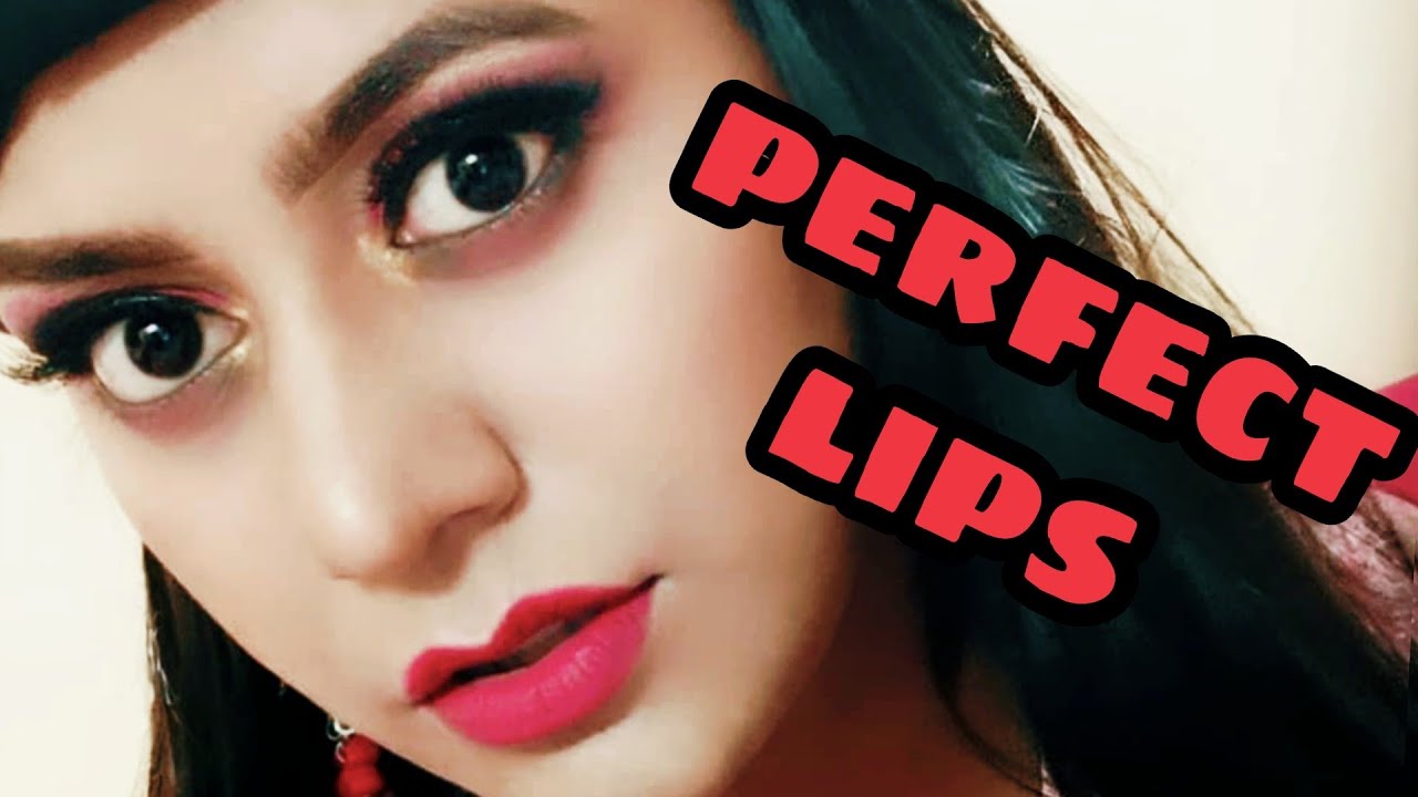 perfect lips/lips tutorial #makeup #lipstick #lips - YouTube