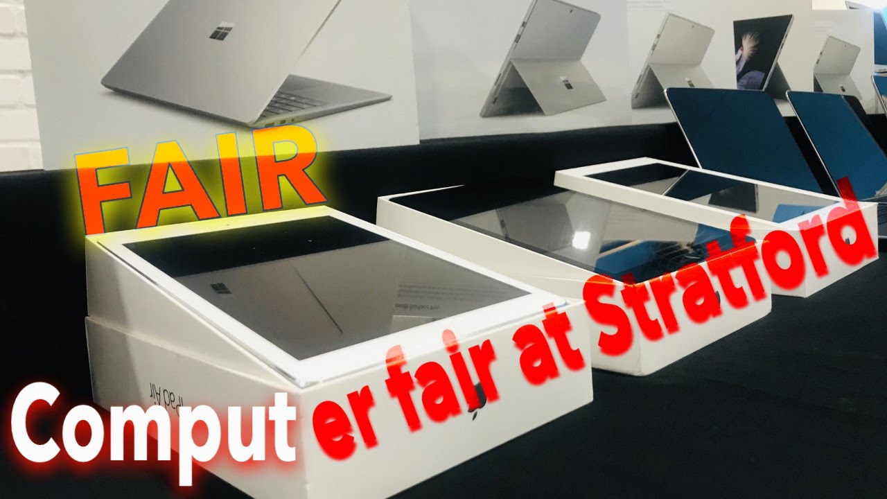 Computer fair in bank holiday at Stratford - YouTube