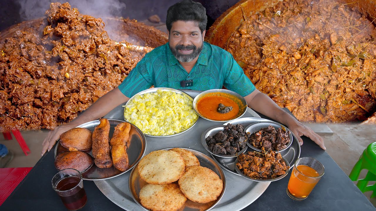 നല്ല നാടൻ ബോട്ടി പെരട്ടും കൂടെ മുരിഞ്ഞ ബീഫും | Boti Curry Recipe ...