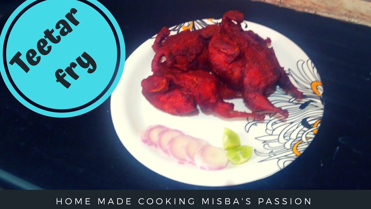 Teetar fry/Gray francolin/Angry bird cooking/Quail Fry Recipe/how to ...
