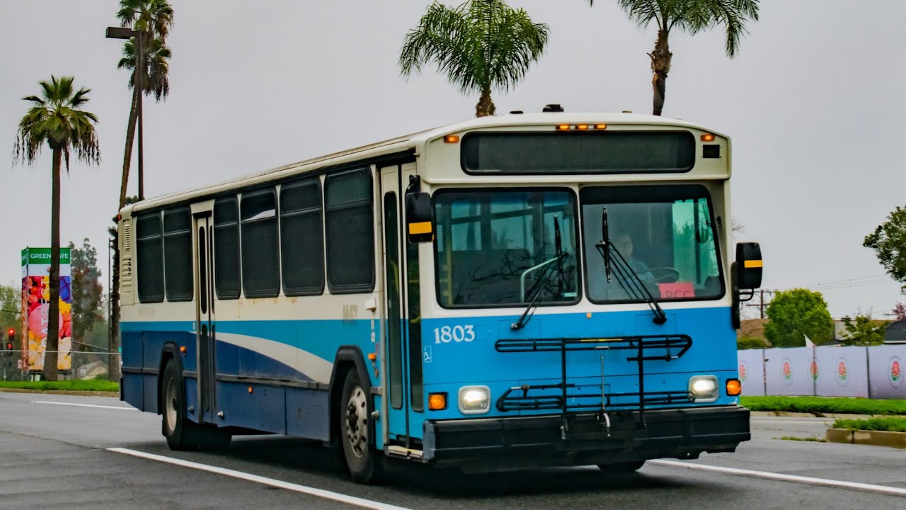 LA Charter Bus Lines 2002 Gillig Phantom 40' 1803 - Ride Video (Ex ...