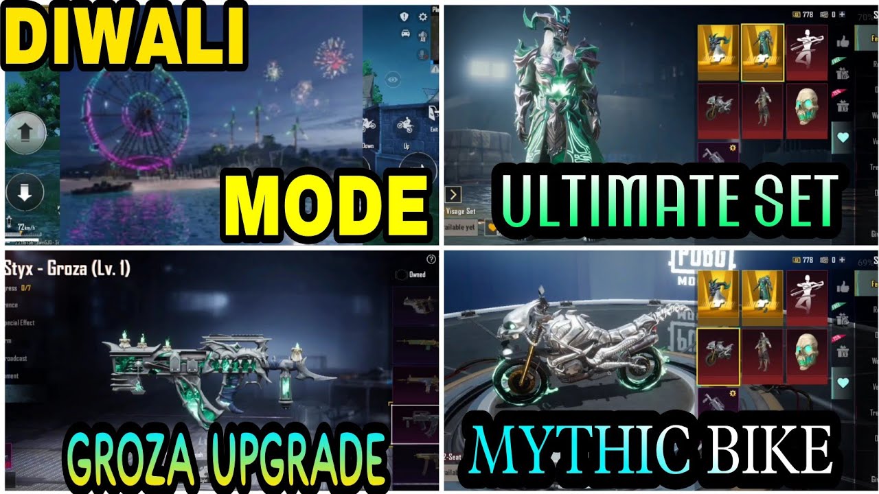 BGMI BACK WITH DIWALI | NEW ULTIMATE SET RELEASE DATE | MODE | NEW ...