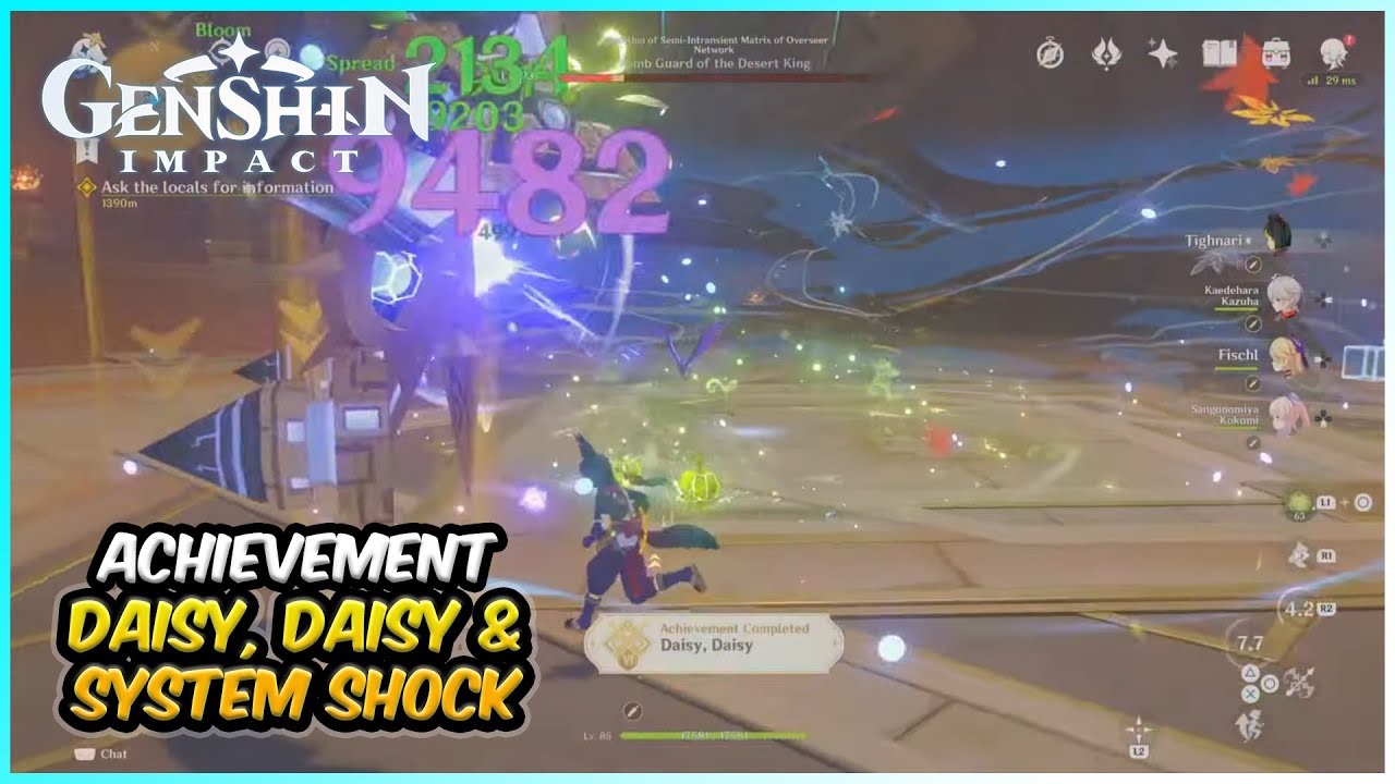 Daisy, Daisy & System Shock Achievement | Genshin Impact Achievements 3 ...