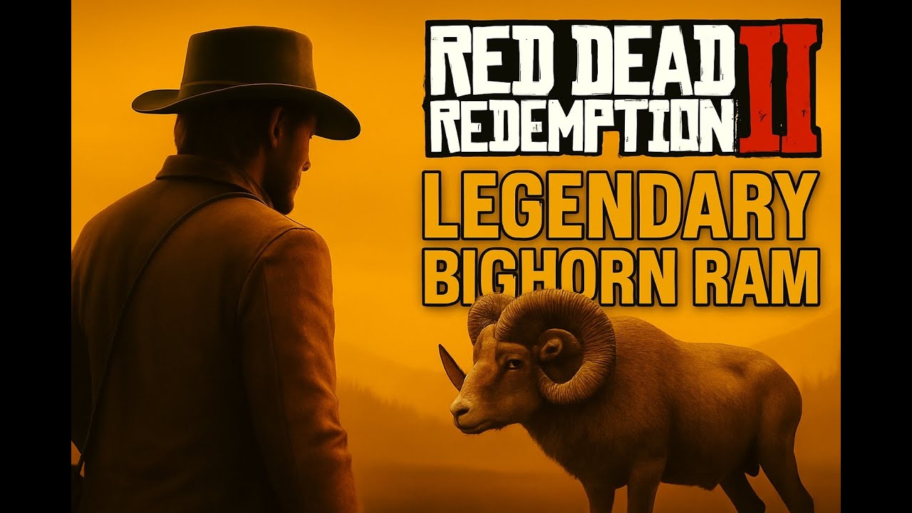 RDR2 - Hunting the Legendary Bighorn Ram - YouTube