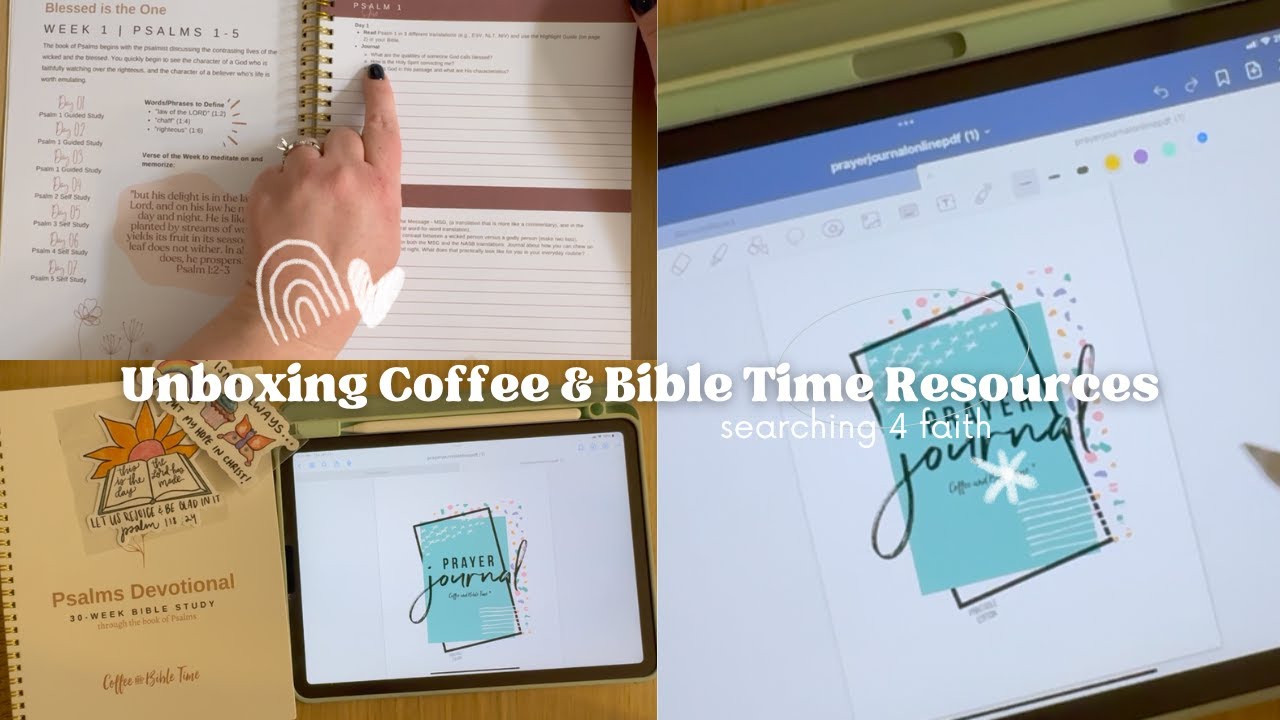 Coffee & Bible Time Resources Unboxing & First Impressions - YouTube