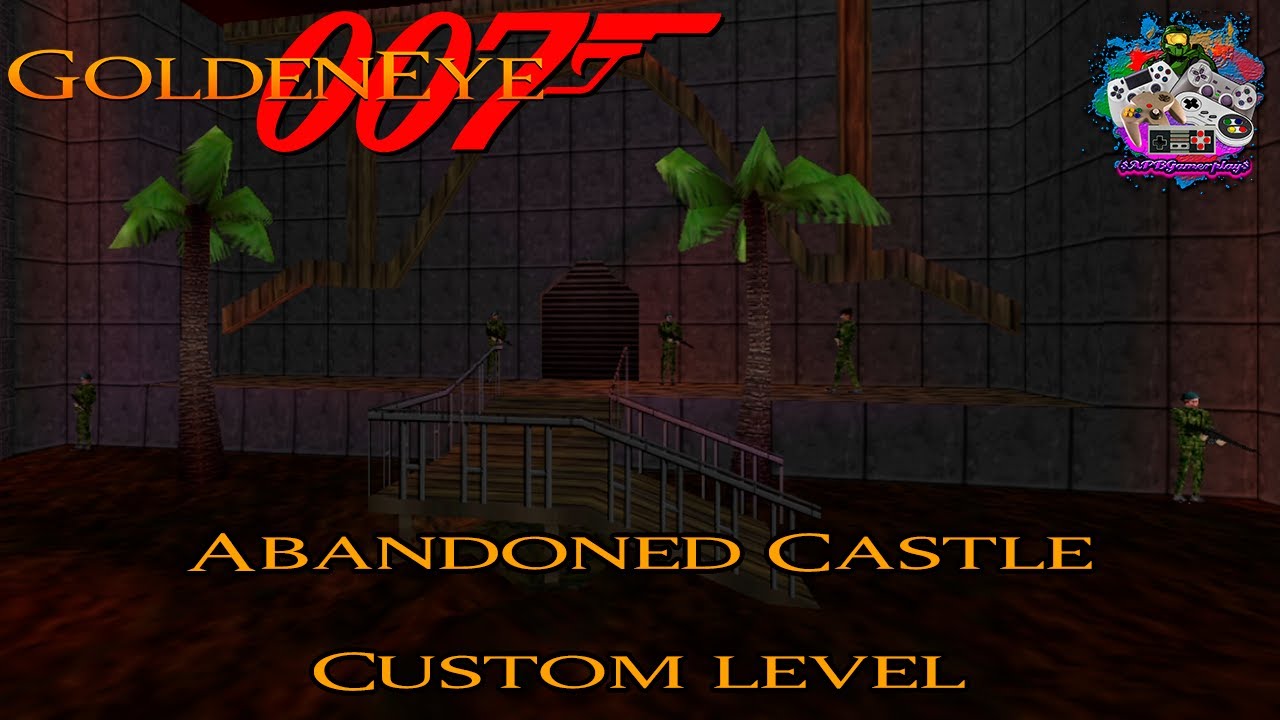 Goldeneye 007 N64 - Abandoned Castle - Custom Level - YouTube