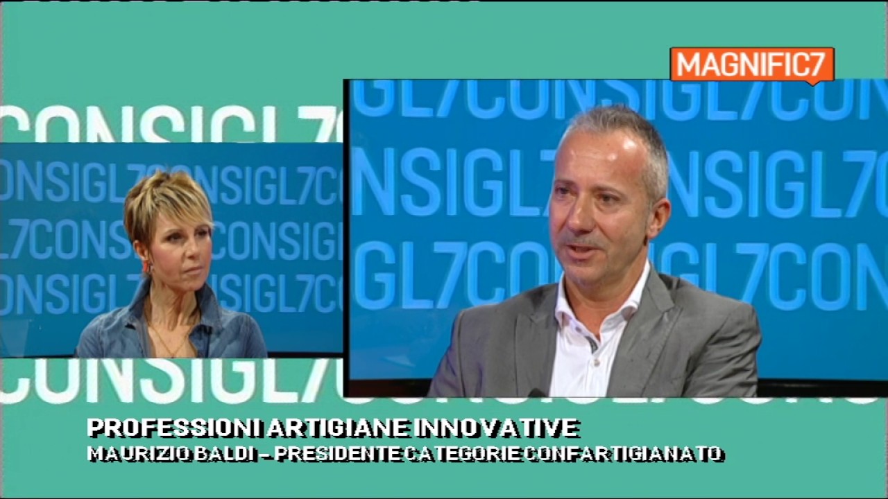 Maurizio Baldi ai Magnifici 7 presenta i mestieri 2.0 - YouTube