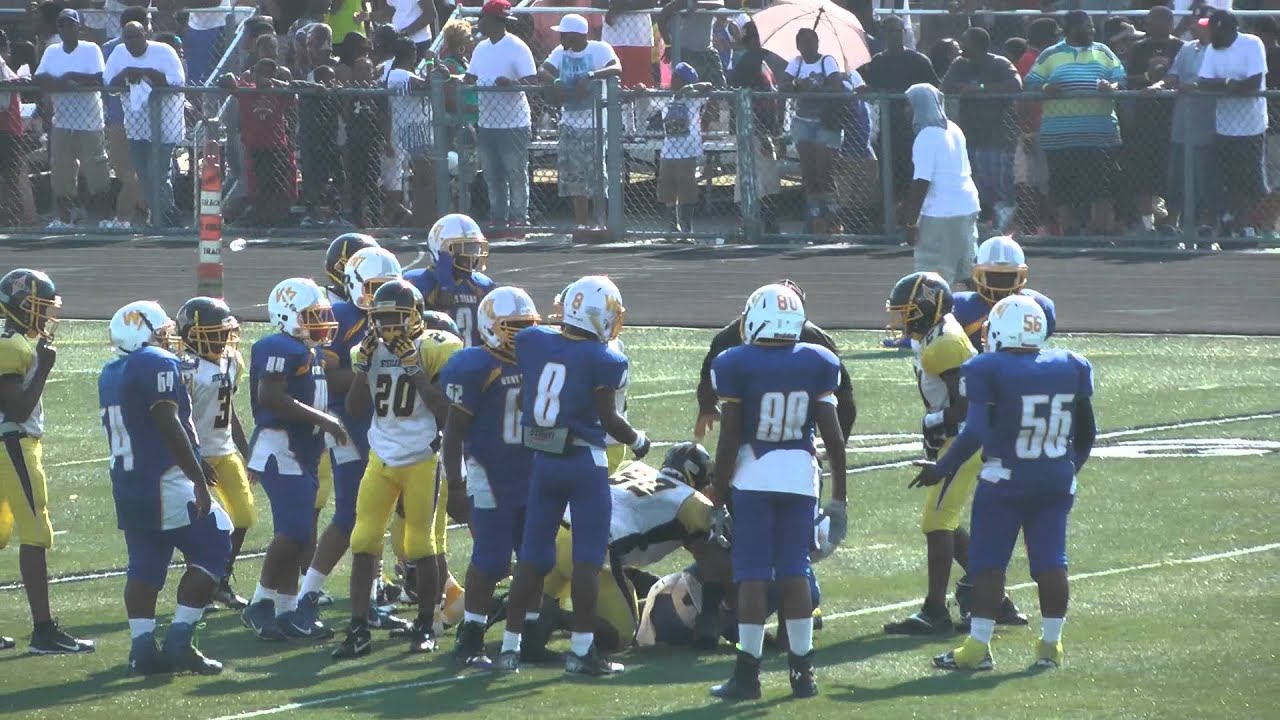 Westside Steelers vs West Seven Rams B Team Game Highlights 8 9 2014 ...