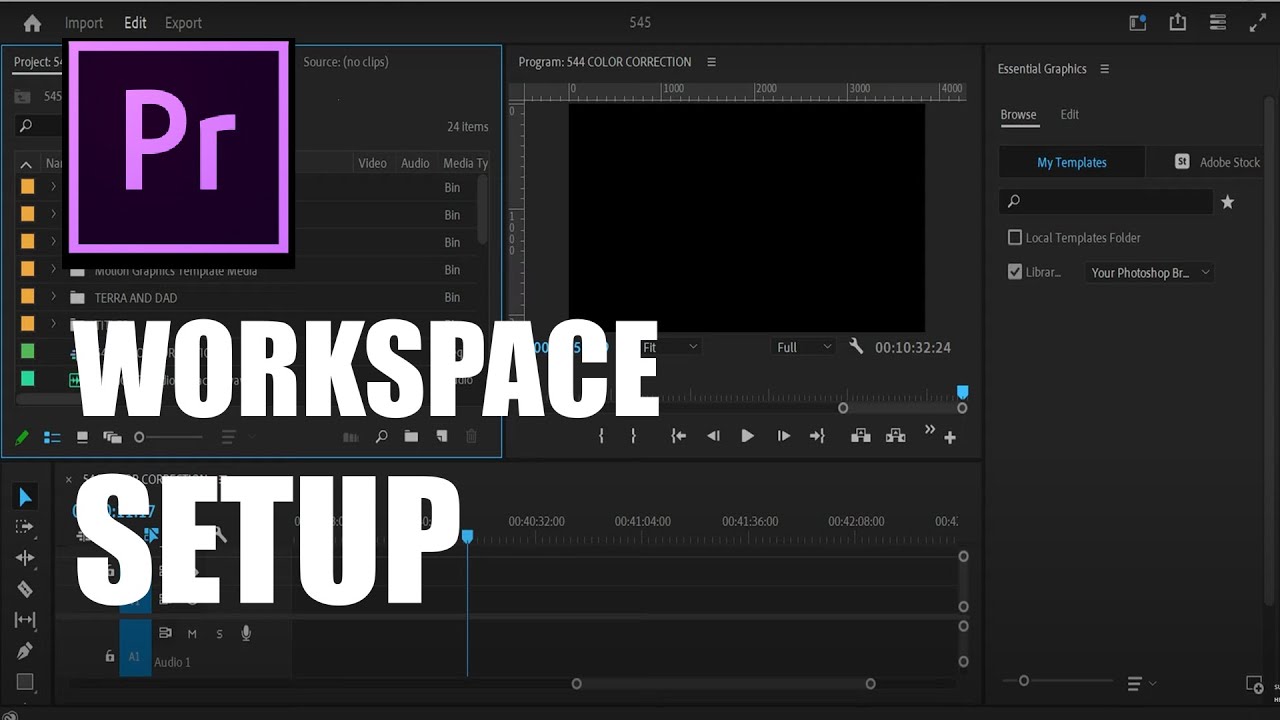 REUSEABLE WORKSPACES - Adobe Premiere Pro Basics - BFM 545 - YouTube