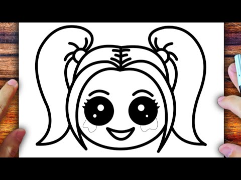CÓMO DIBUJAR A HARLEY QUINN KAWAII