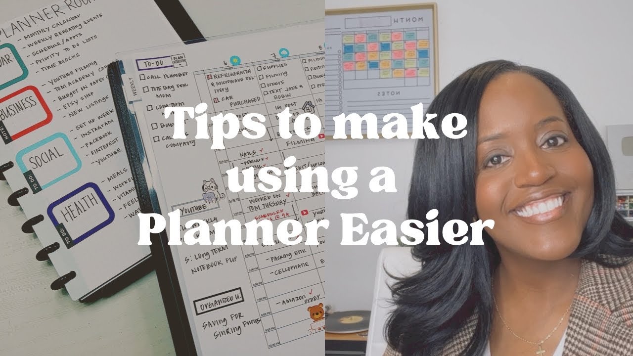 5 Tips For Creating And Using A Custom Planner YouTube 5 Tips For Creating And Using A Custom Planner YouTube