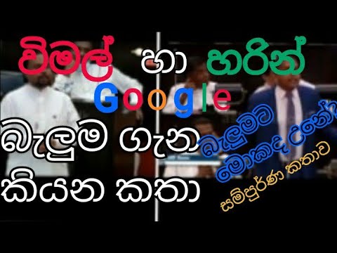 විමල් හා හරීන් | HARIN FERNANDO AND WIMAL WEERAWANSHA speech to ...