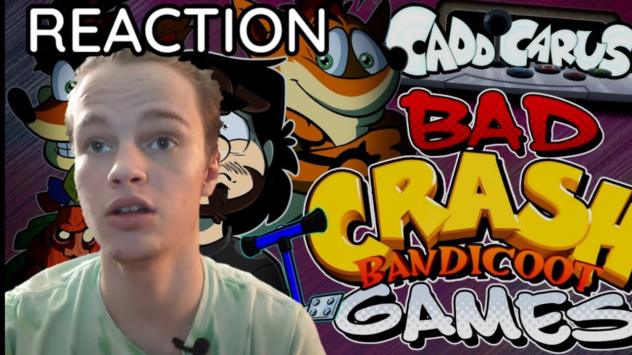 Aidetund React: Bad Crash Games ~ Caddicarus - YouTube