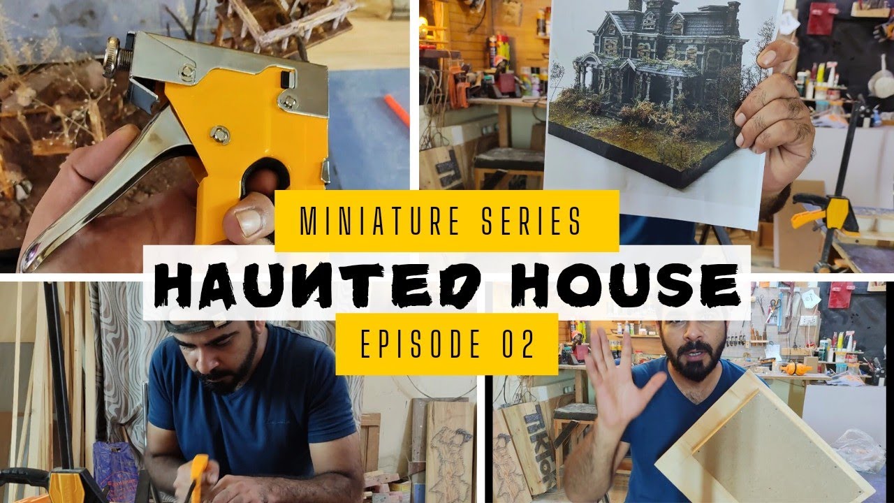 Building ki base Done / Diy miniature haunted house Series/ Episode 02 ...
