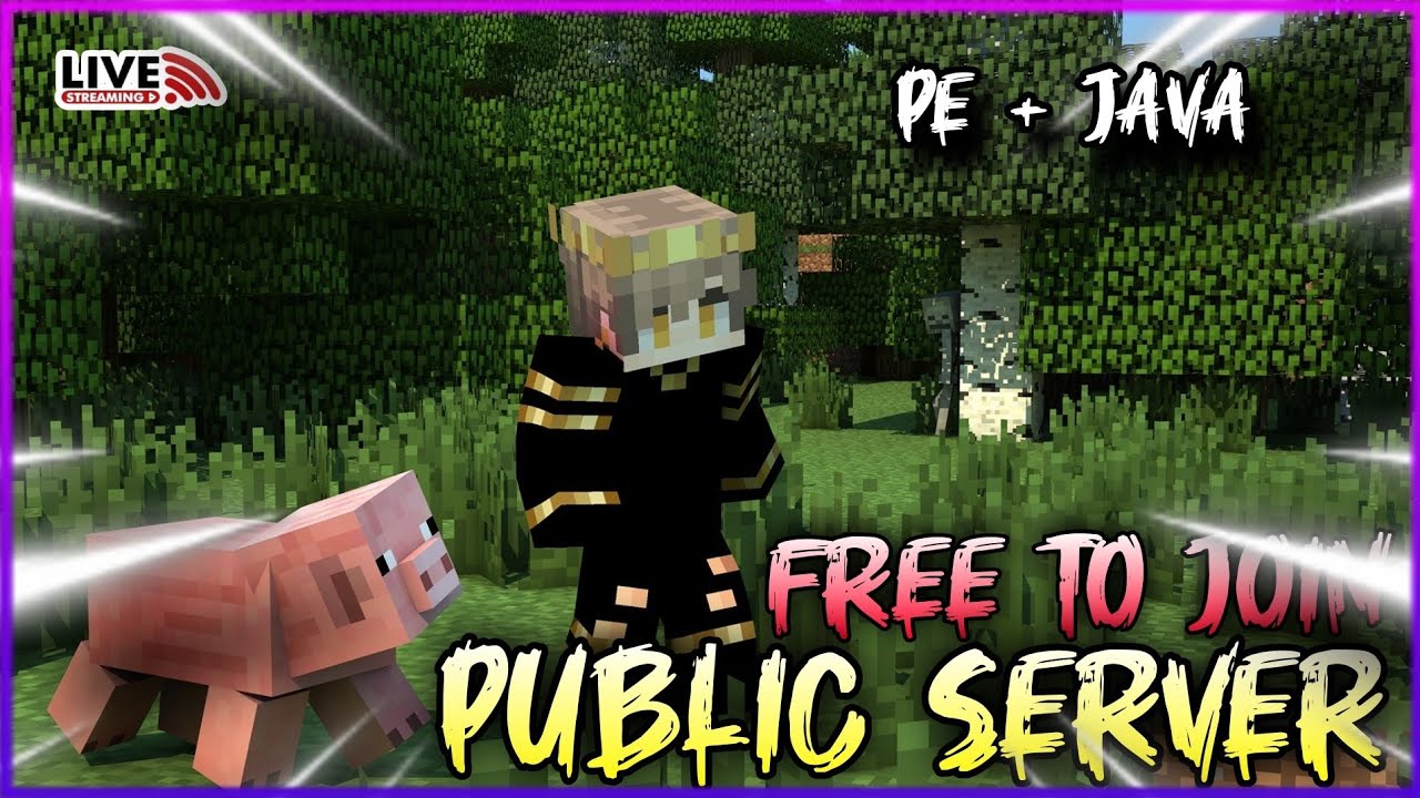 Minecraft Live l Join My Smp BedRock + JavaEdition @YesSmartyPie ...