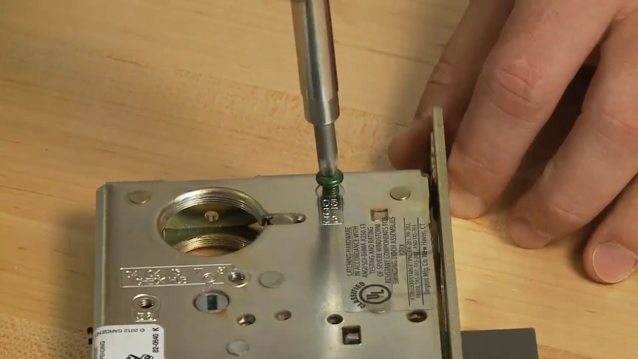 Installation Tip: SARGENT Mortise Lock Function - YouTube