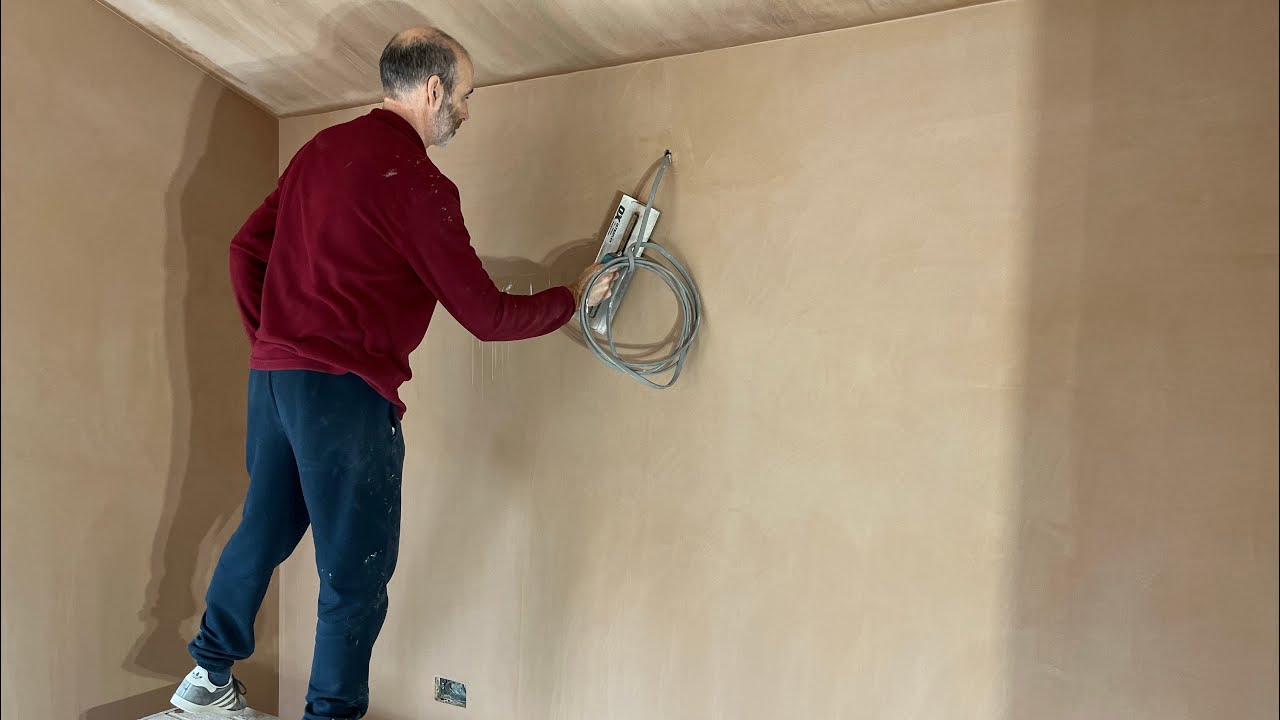 Plastering A Sun room - YouTube