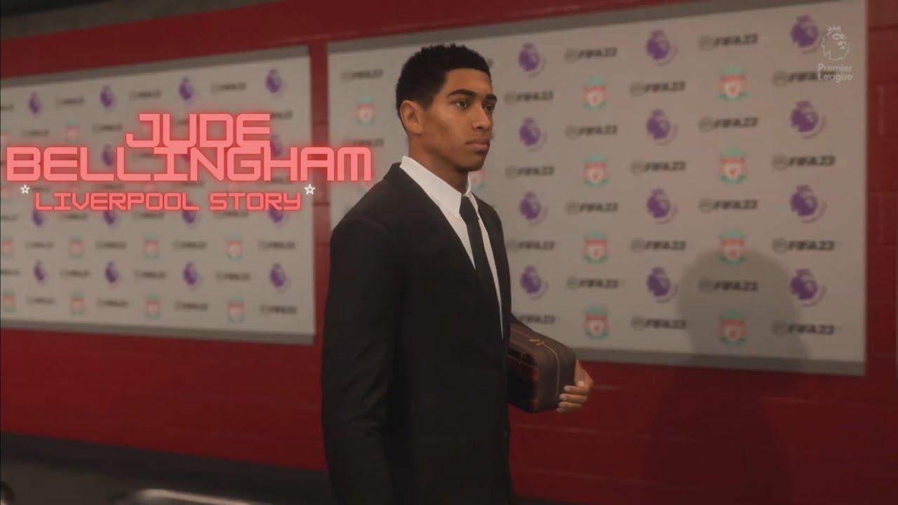 FIFA 23 Jude Bellingham Liverpool Transfer Story • All Goals • Premier ...
