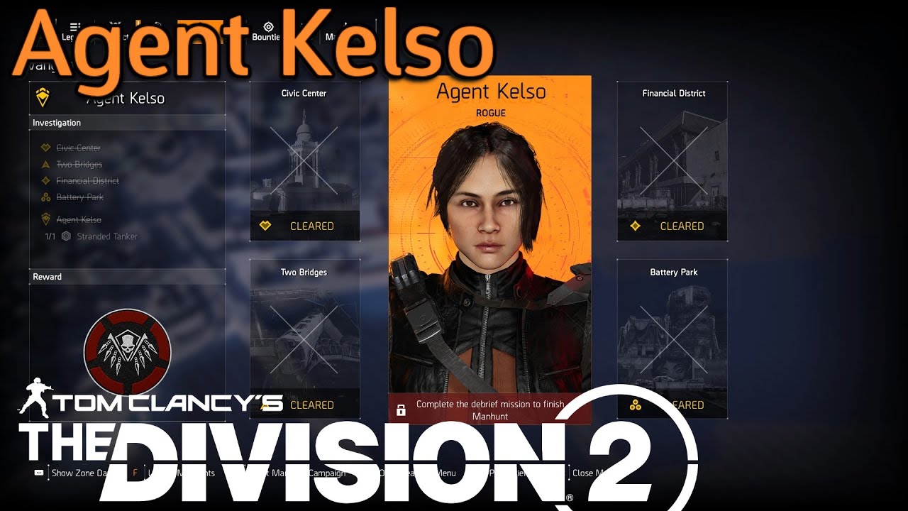 The Division 2 - Battery Park Final Manhunt: Agent Kelso's Fate - YouTube