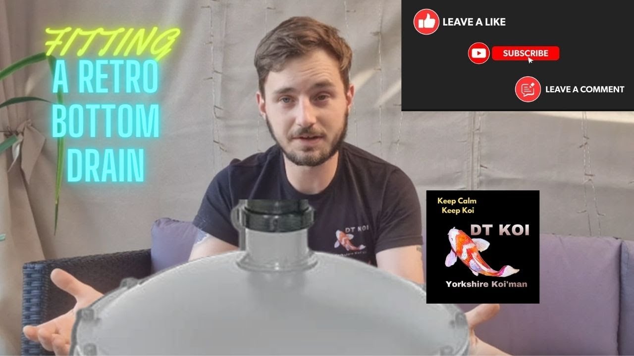 Transforming your pond with the Perfect Retro Bottom Drain - YouTube