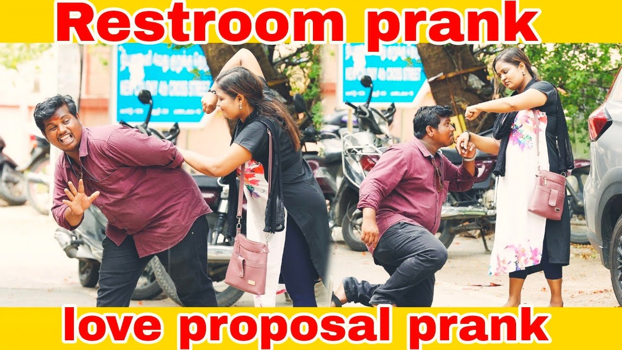 Love Prank | Restroom prank | Tamil Prank | Ms Starlight 1456 - YouTube