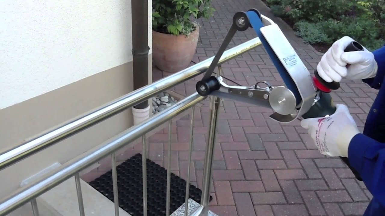 Polisor Rohrschleifer Rohrbandschleifer Polieren Pipe Polisher - YouTube
