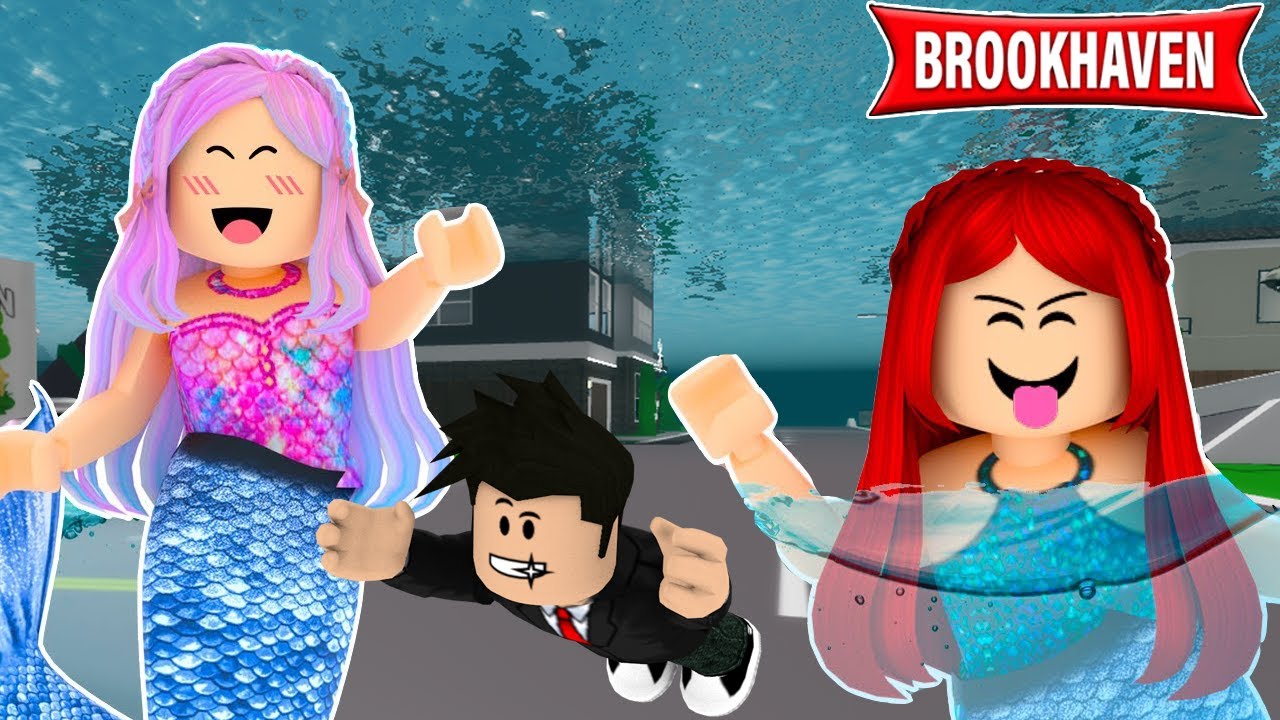 100 DIAS NA CIDADE AQUÁTICA DO BROOKHAVEN - ROBLOX - YouTube