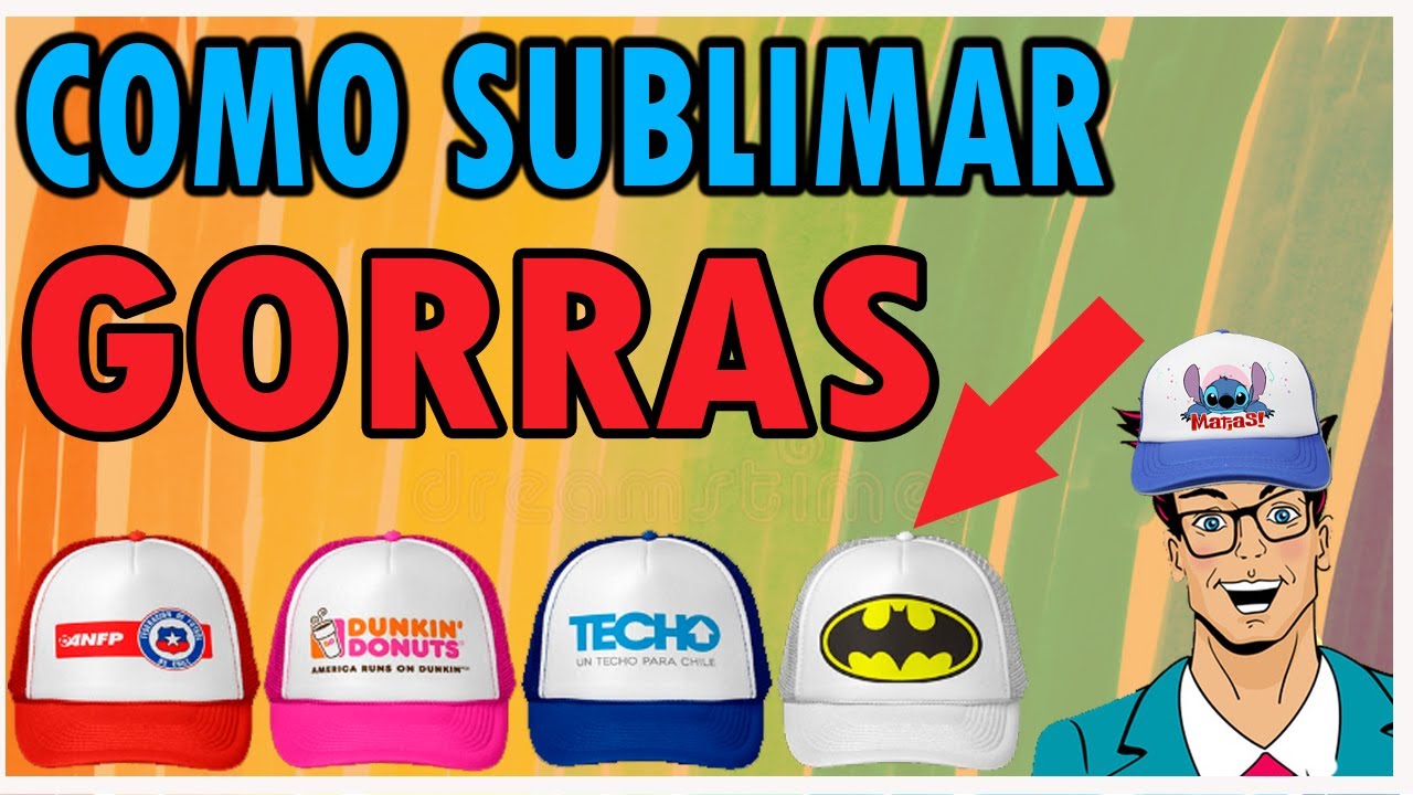 COMO SUBLIMAR GORRAS paso a paso PARA NIÑOS 2020 / como personalizar ...